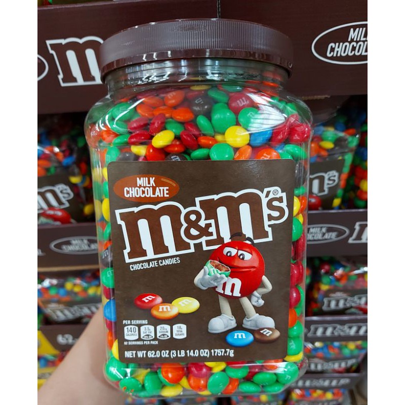 Mandms Chocolate Jar 62oz Milk Chocolate Peanut Shopee Philippines