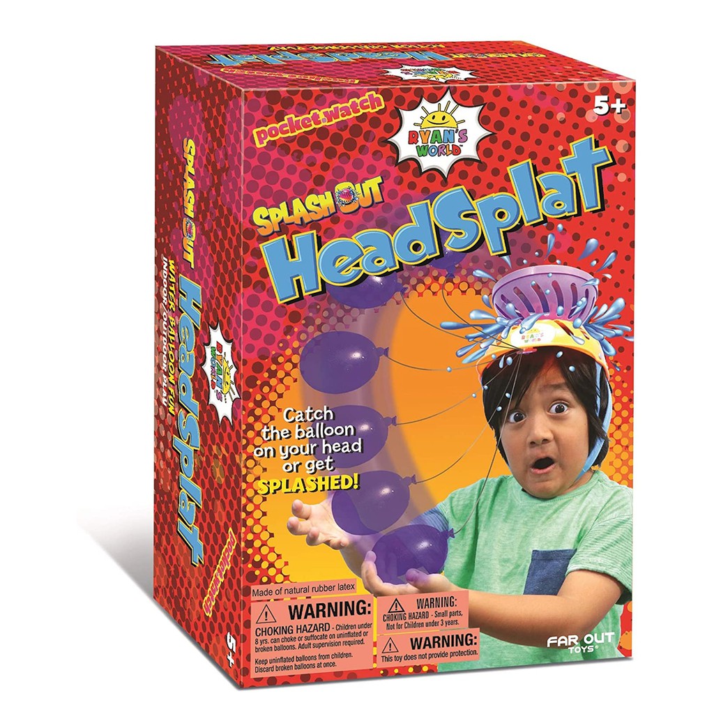 RYAN'S WORLD 31000 Head Splat Water Balloon Fun | Shopee Philippines