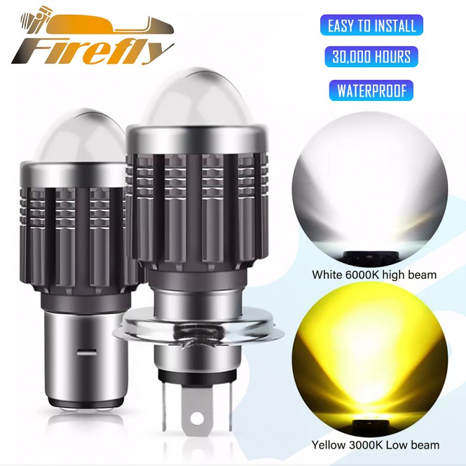 FIREFLY Hallogen Dual Bulb Motorcycle Led Headlight H4 Ba20D 1 Pc Hight ...