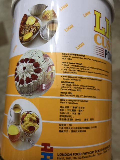 Lion Custard Powder Recipe | Deporecipe.co