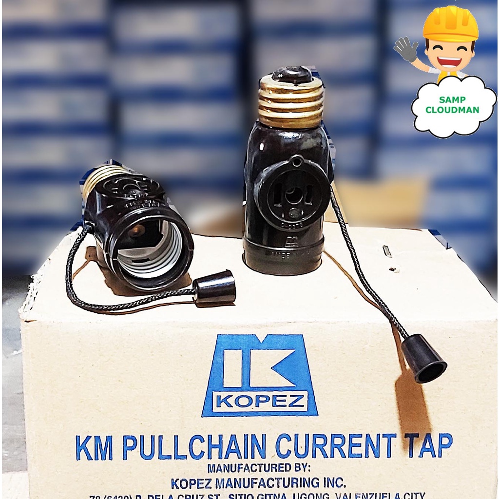 Kopez Pull Chain Current Tap E27 Base Socket Switch Local Made Bulb ...