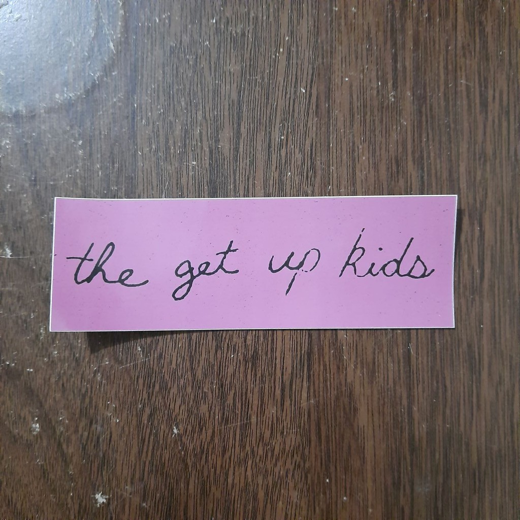 The Get Up Kids Logo Sticker Pink (6" x 2") | Shopee Philippines