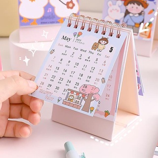 2023 Mini Cartoon Desk Calendar School Office Desktop Vertical Schedule ...