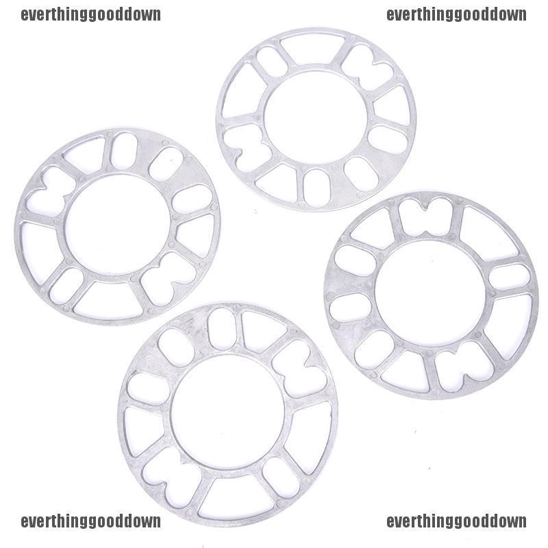 EGD 4Pcs Universal 3Mm Alloy Aluminum Wheel Spacers Shims Plate For 4&5 ...