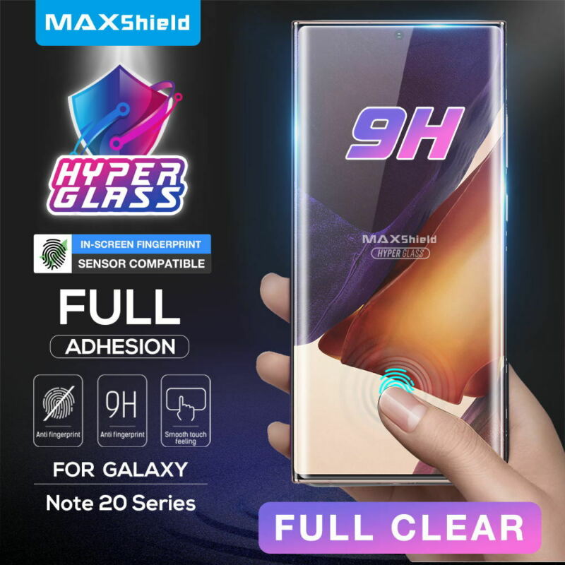 Clear Curved Uv Liquid Full Glue Tempered Glass For Samsung Galaxy Note
