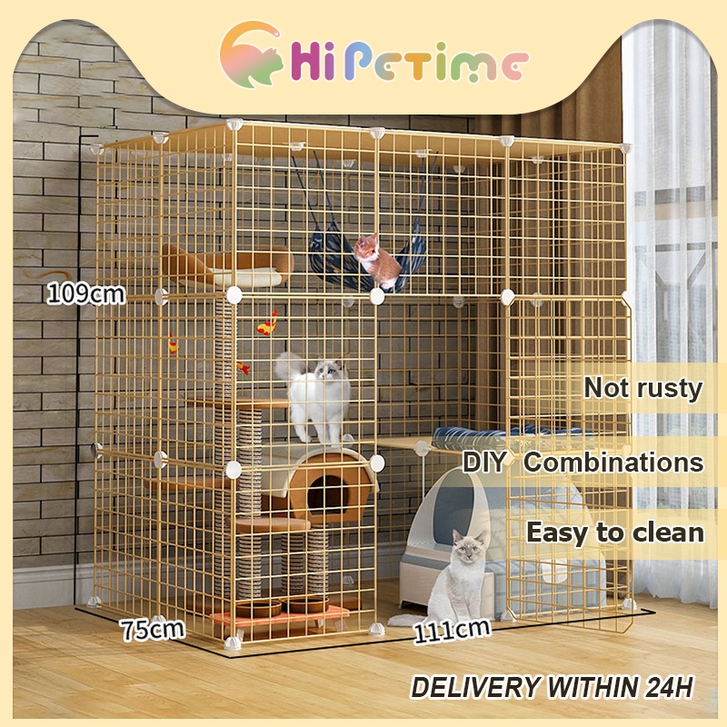 DIY pet cage 111*109*75CM custom cage design pet dog, cat, rabbit,other ...