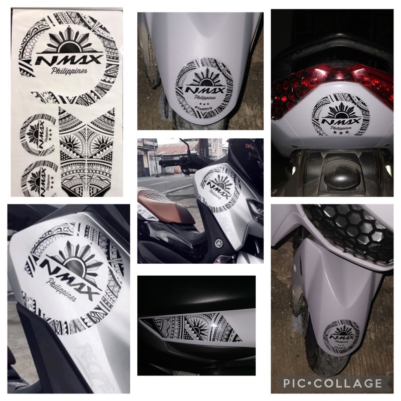 YAMAHA NMAX V2 SET CLEAR BACKGROUND BLACK Print #findURtrip PRINTED ...