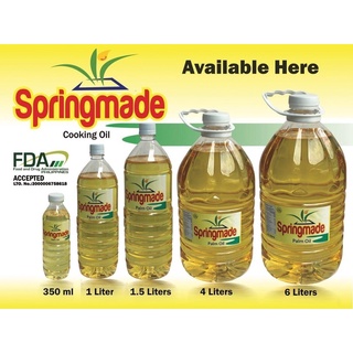 Springmade Cooking Oil (Palm Olein) 4L | Shopee Philippines