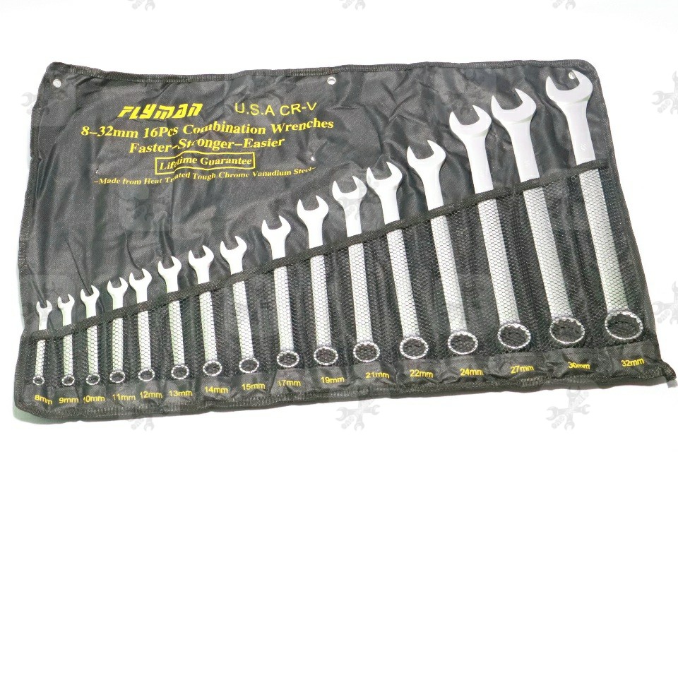 Flyman Combination Wrench Set 16pcs. (8-32mm) | Shopee Philippines