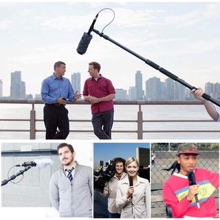 BOYA BY-PB25 Carbon Fiber Boom Pole 3 Sections Extendable with Internal ...