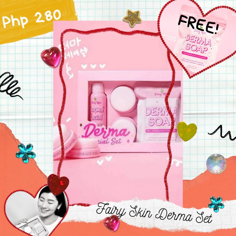 Fairy Skin Derma Set New Packaging [authentic] W Freebie Shopee
