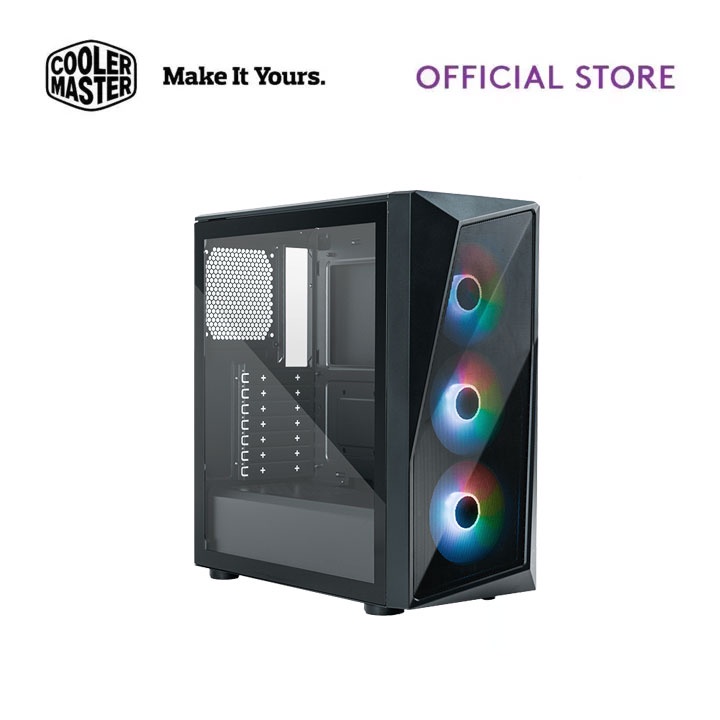 Cooler Master CMP 520 CF Mid Tower 120P ARGB CMP Series Chassis Desktop ...