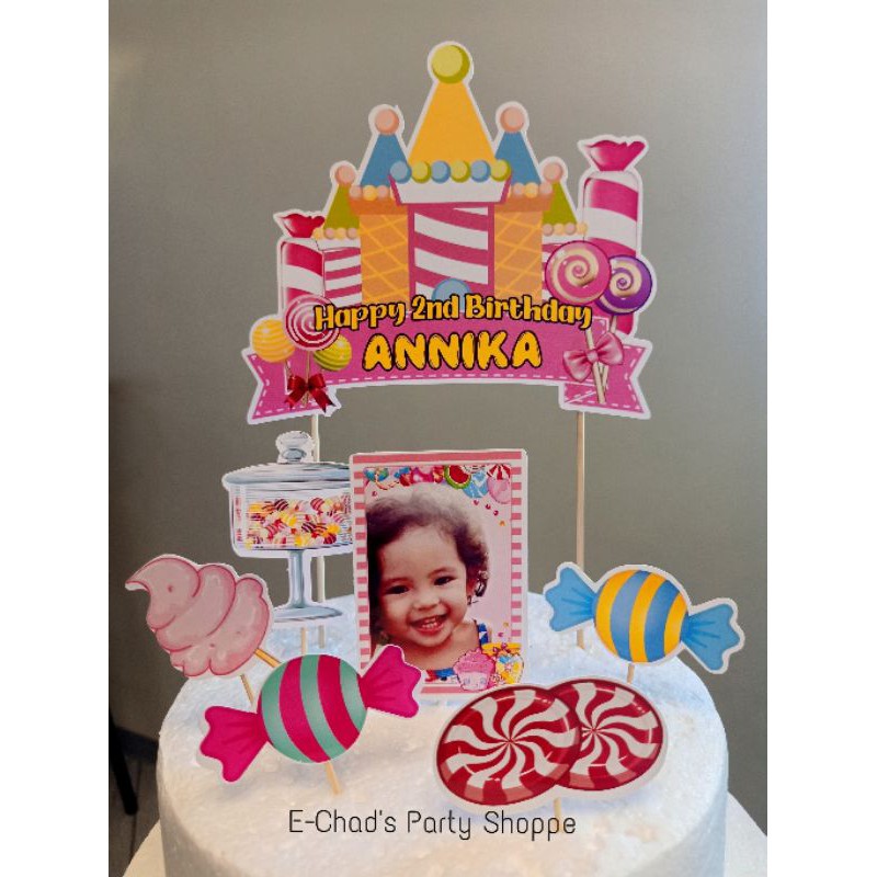 Candy theme cake topper | Shopee Philippines