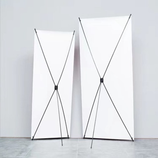 X Banner Stand 60x160 & 80x180 cm Standee Tarp Tarpaulin Decor Display ...