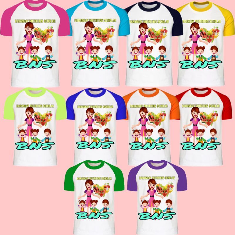 BARANGAY NUTRITION SCHOLAR (BNS DESIGN #2)RAGLAN SHIRT | Shopee Philippines