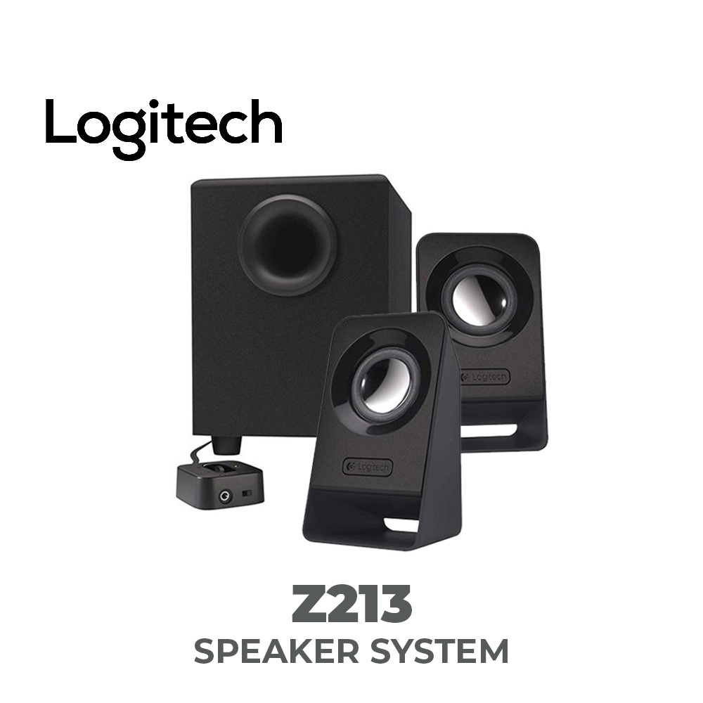 Logitech Z213 Compact 2.1 Speaker System with Subwoofer | Shopee ...