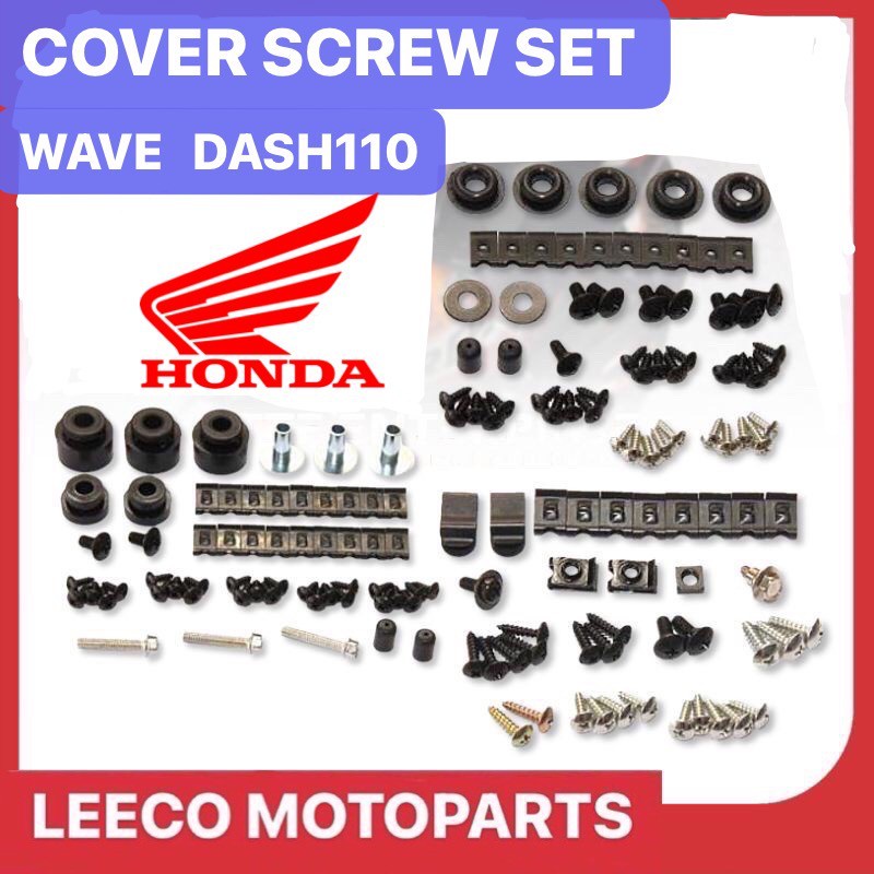 HONDA WAVE DASH BODY HANDLE COVER SCREW DASH110 DASH V1 KEPAK SAYAP ...