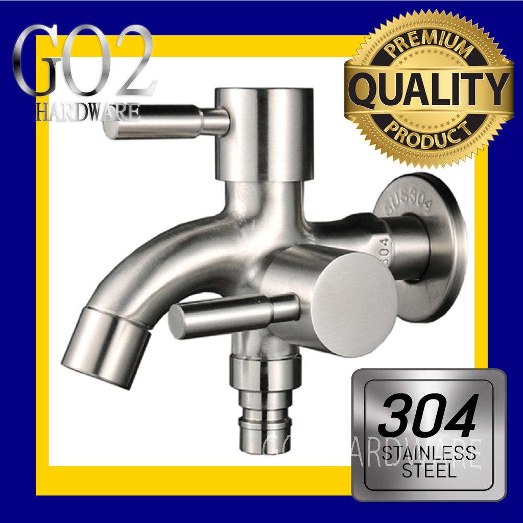Best Stainless Steel 304 Two Way Faucet Dual Function Tap Faucet COD ...