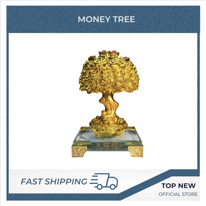 Lucky Golden Money Tree Decorate Feng Shui Gold Tree for Business ...