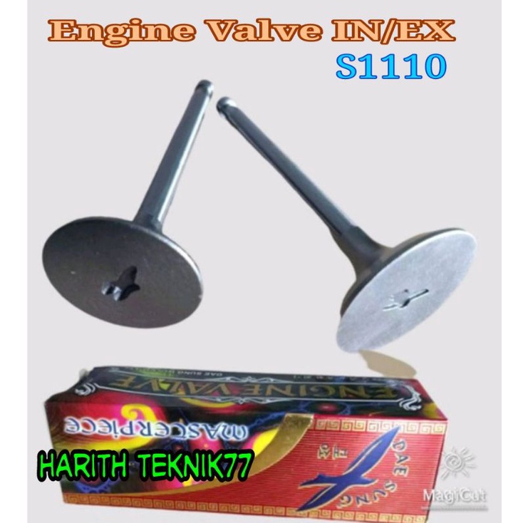 MESIN Valve S1110 Daesung Engine Valve IN/EX For dongfeng Engine 9mm ...