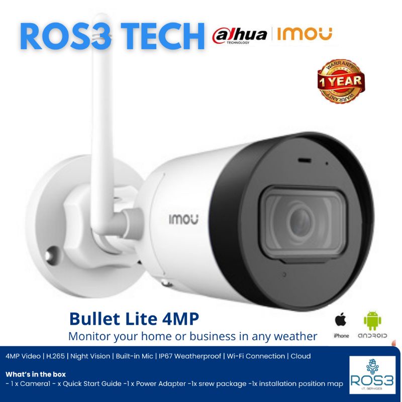 Bullet Lite 4MP CCTV Camera | Shopee Philippines