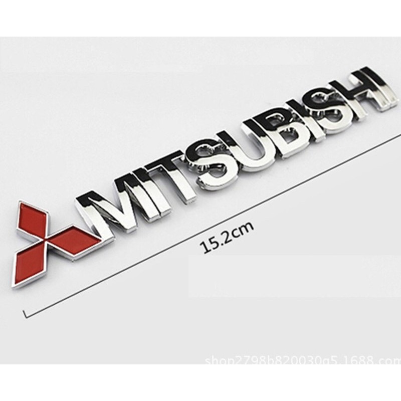 Mitsubishi Emblem Decal Badge Sticker (Metal Type) | Shopee Philippines