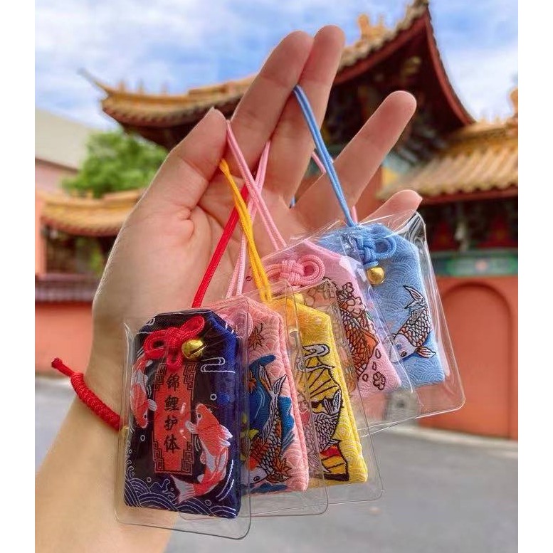 Japanese Omamori Lucky Charm Koi Fish Fortune Protection | Shopee ...