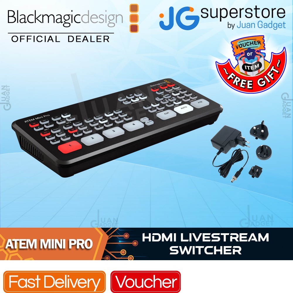 Blackmagic Design ATEM Mini Pro Live Stream Switcher HDMI for Live ...