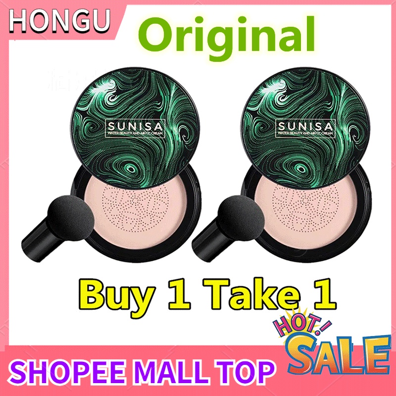 [ORIGINAL] Sunisa Waterproof Foundation Mushroom Head Air Cushion Waterproof BB and CC Korean ...