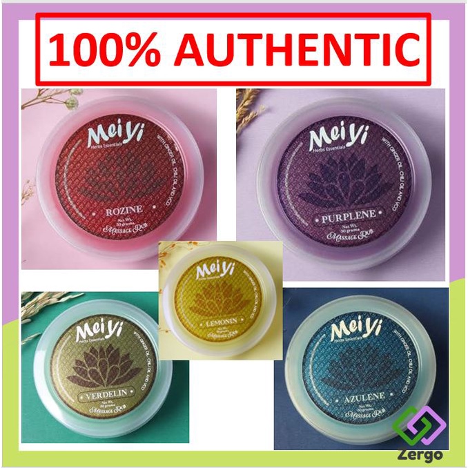 Original Meiyi Herbs Essentials Massage Rub (50g) | Shopee Philippines