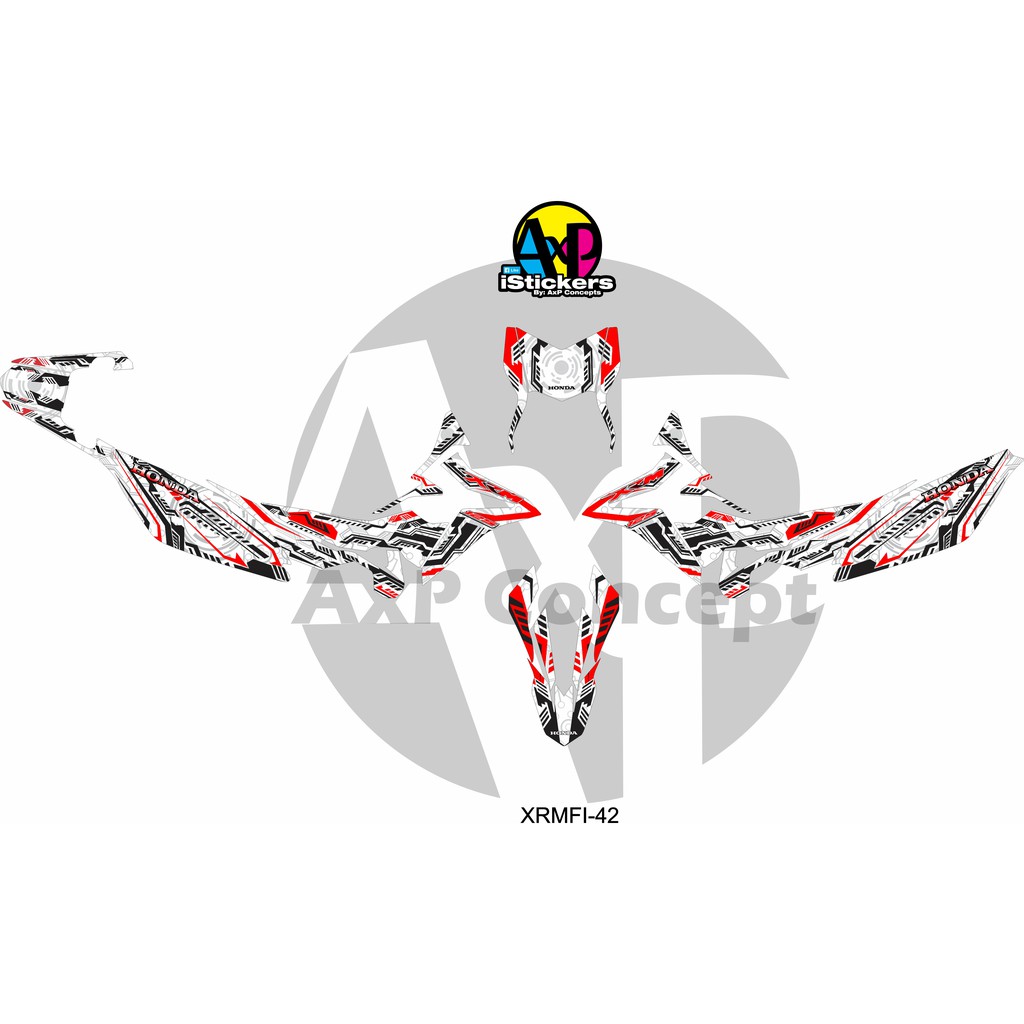 Honda XRM 125 FI Decal Kit XRMFI-13 Shopee Philippines | atelier-yuwa ...