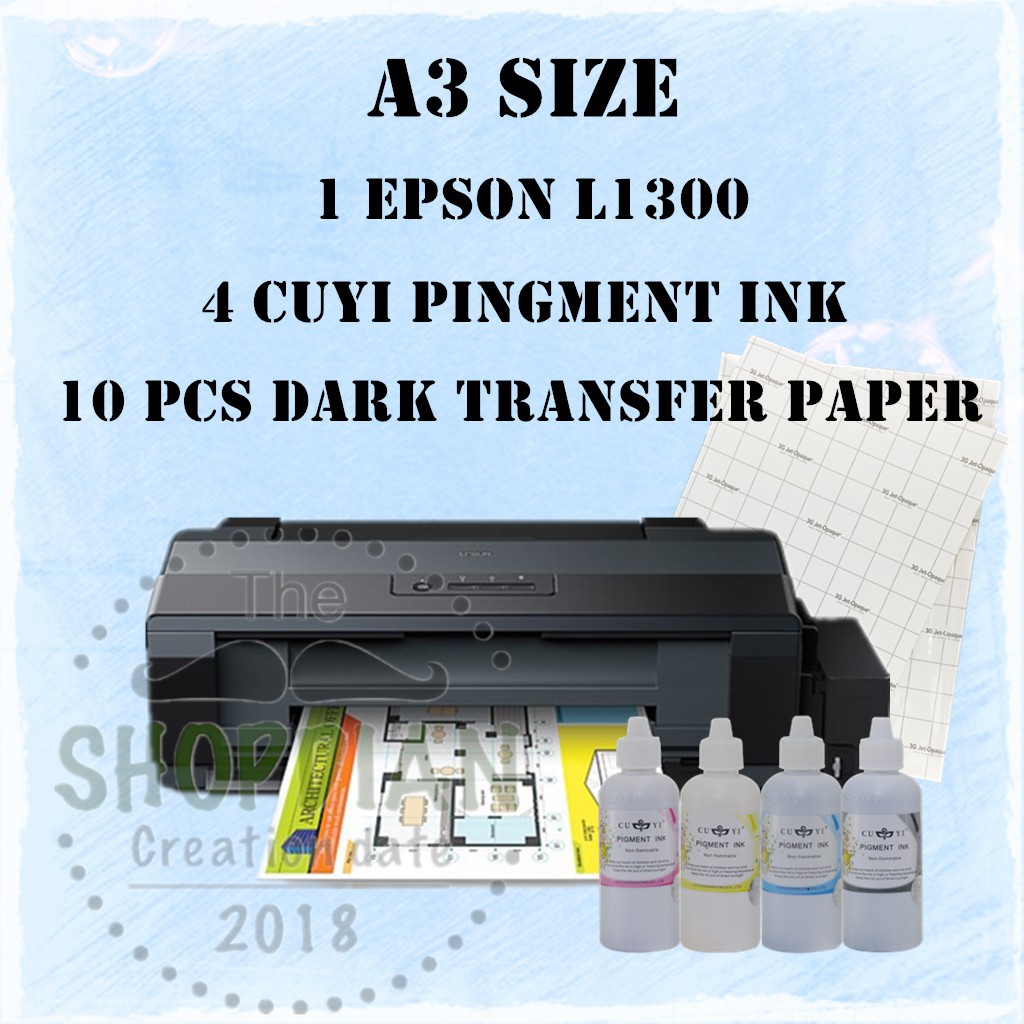 Epson L1300 A3 Ink Tank Printer With Pigment Ink | Shopee Philippines