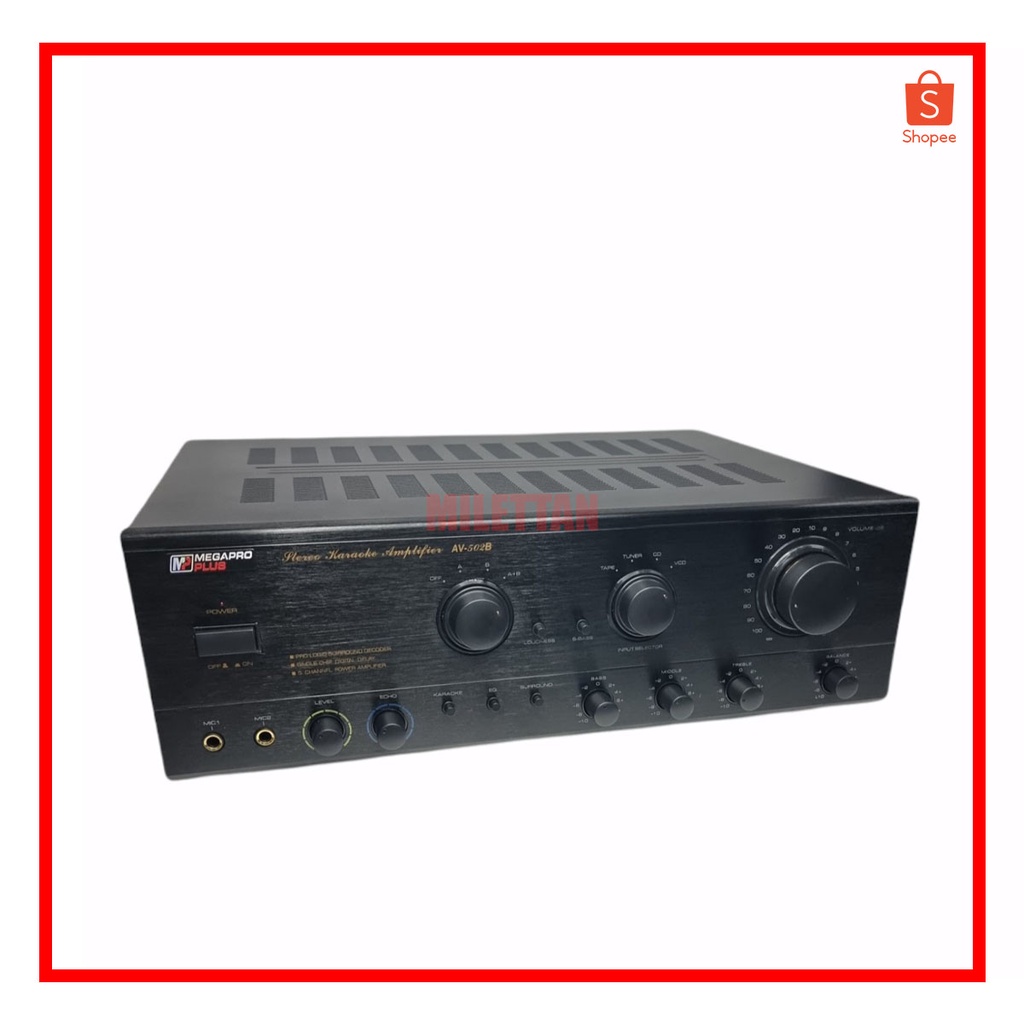 MEGAPRO AMPLIFIER AV502 500WATTS | Shopee Philippines