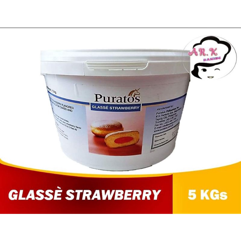Puratos Glasse Strawberry filling 5kg | Shopee Philippines