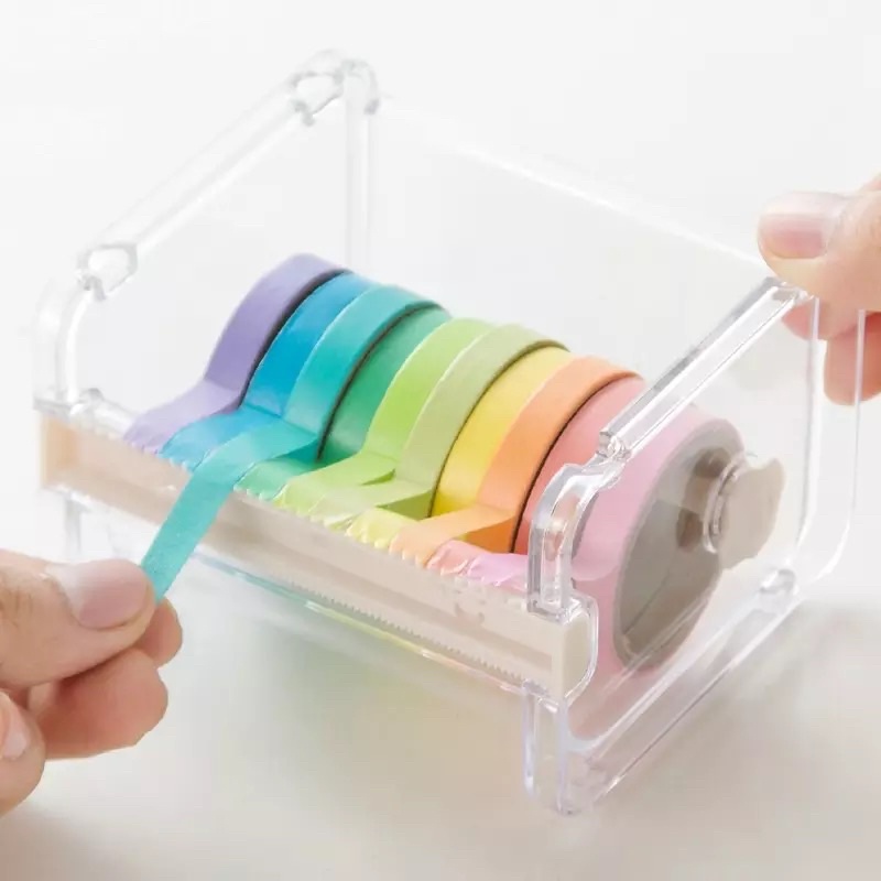Multipurpose Washi Tape Dispenser Cutter | Shopee Philippines