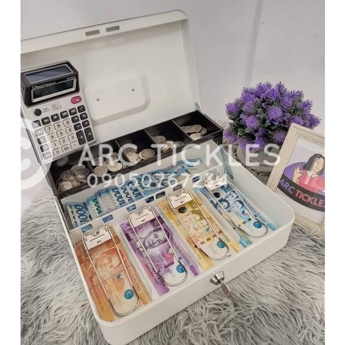 Cashbox Metal with FREE or without free Dual Display Calculator with ...