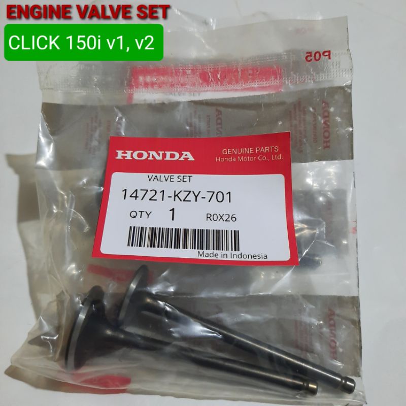 ENGINE VALVE CLICK150 , CLICK 150i v1 v2 (set) | Shopee Philippines