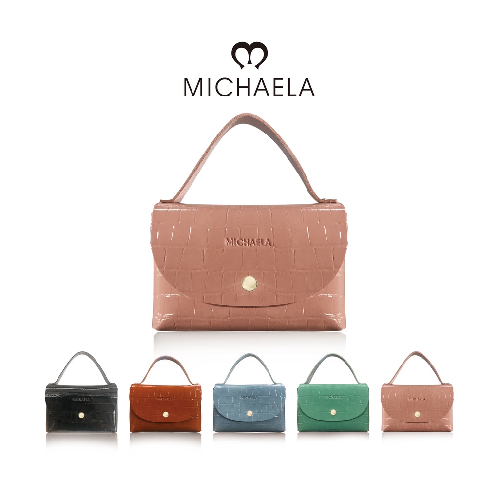 MICHAELA Small Top Handle Handbag for Women Korean Fashion Travel ...