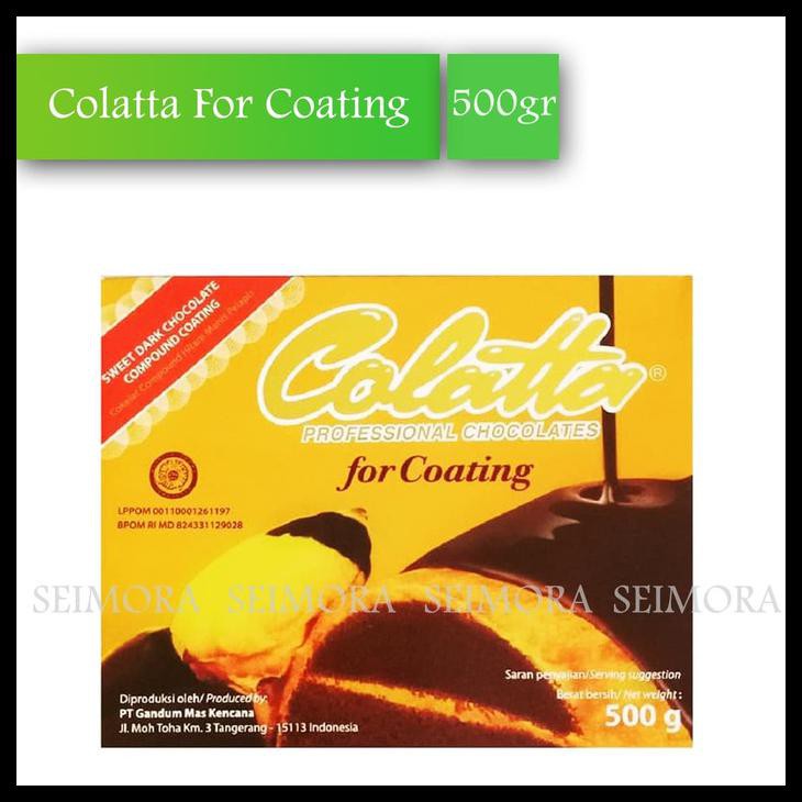 Colatta For Coating 500gr | Sweet Dark Chocolate Compound Coating Bhn ...