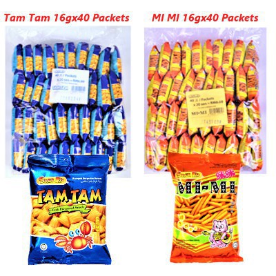Snacks - Snek Ku Mimi / Tam Tam (30 Packets) | Shopee Philippines