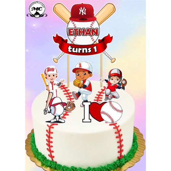 Baseball Customize Cake Topper | Shopee Philippines