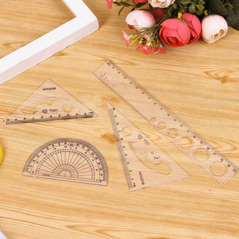 Oumi 4pcs Ruler 20cm Four sets of ruler for examination | Shopee ...