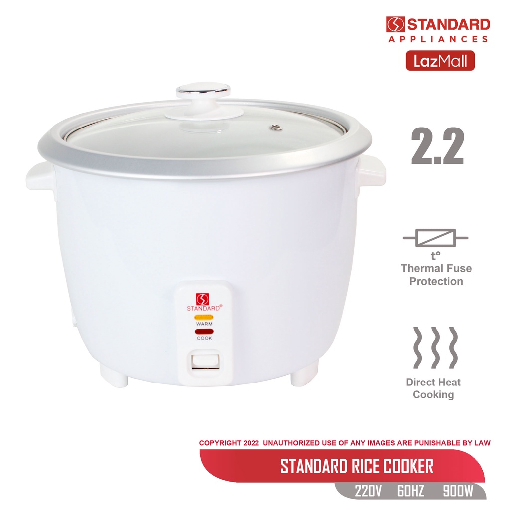 Standard Automatic Rice Cooker SRG2.2L 900W | Shopee Philippines