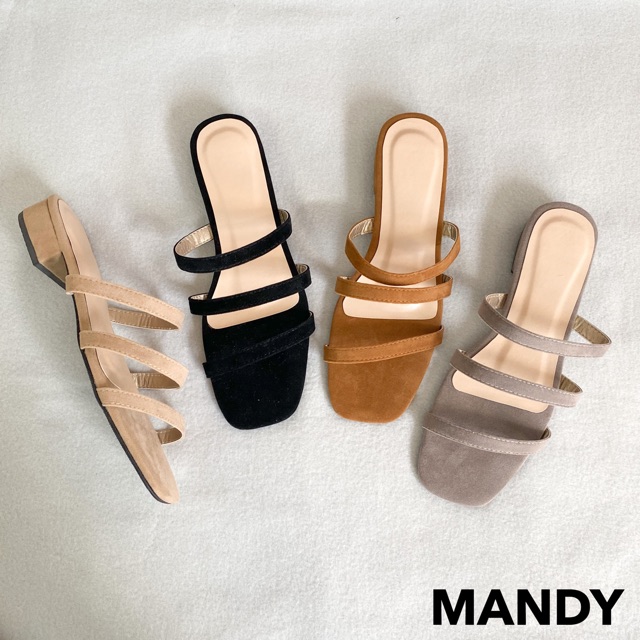 MikaylaShoppe Mandy Block Heels | Shopee Philippines
