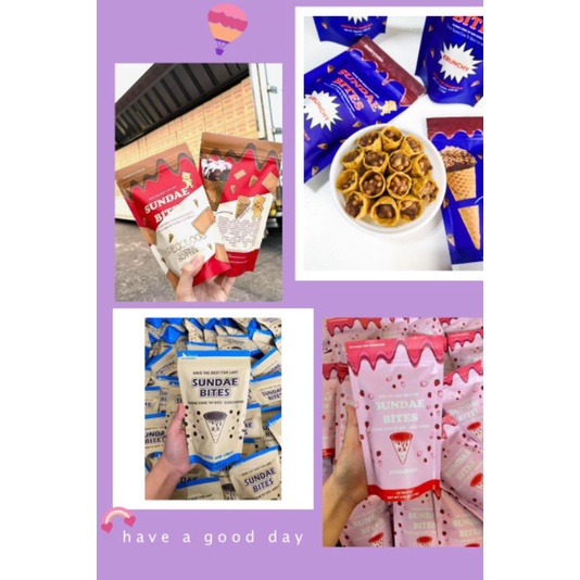 Sundae Bites cone tip snacks | Shopee Philippines
