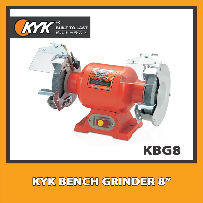 KYK BENCH GRINDER 3/4HP X 8" MADE IN TAIWAN | Shopee Philippines