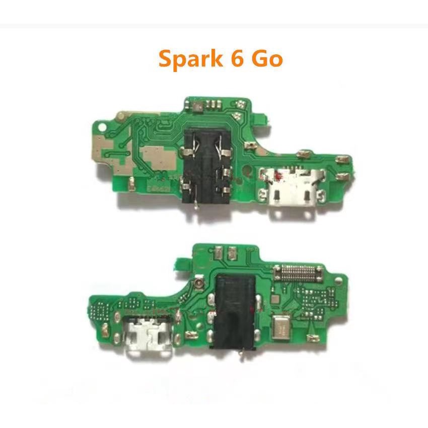 TECNO spark 6 air 6 go charging port small board USB charging board ...