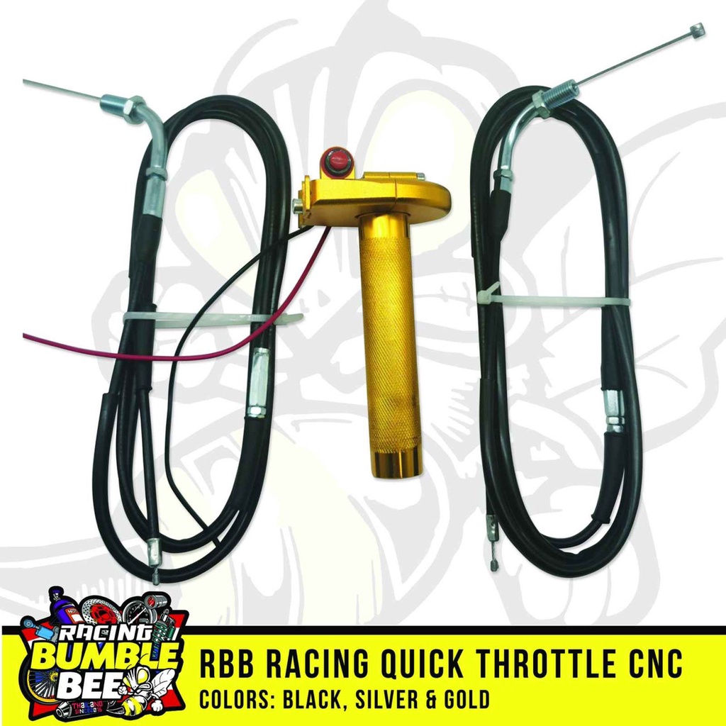 quick throttle with cable with push button high quality CNC | Shopee ...