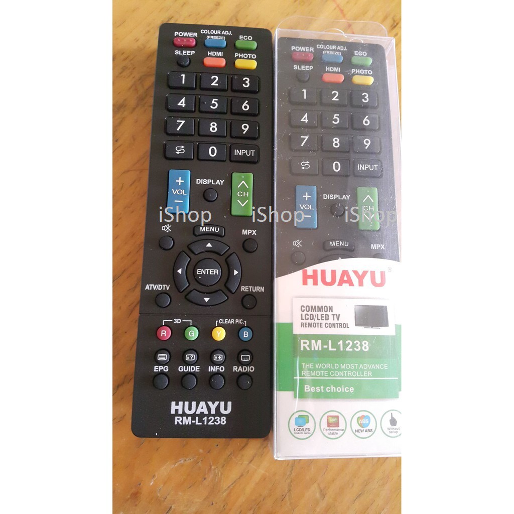 SHARP LED/LCD Remote Control Universal | Shopee Philippines