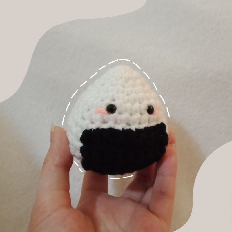 Amigurumi Crochet Onigiri | Shopee Philippines